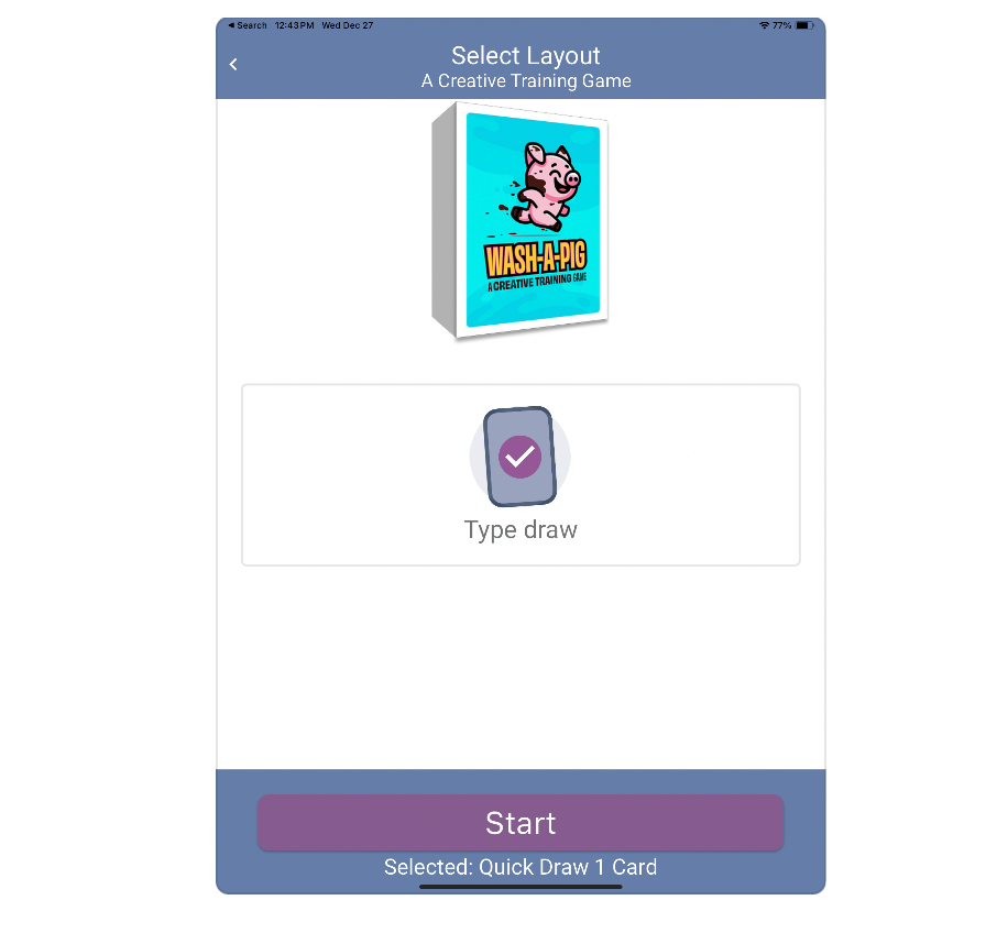 Deckible Quick Draw/Suit Draw Card Deck Customiztion